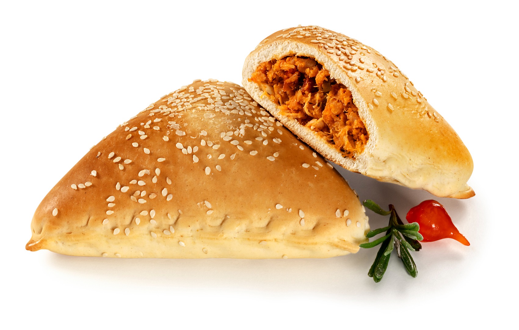 Esfirra de Frango | 120 g - Grupo Doce D'ocê